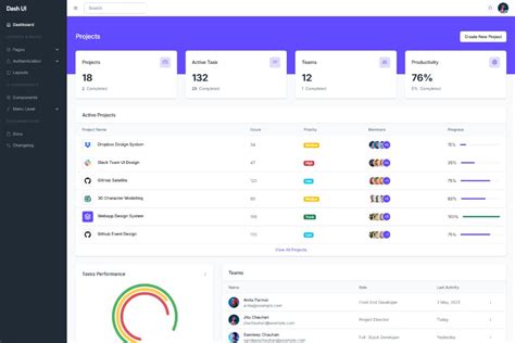 Dash Ui Free Bootstrap Admin Dashboard Template Overhive