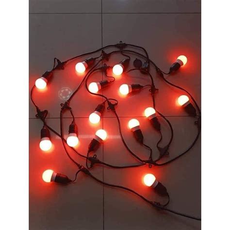 หลอดปิงปอง หลอดสี Led 3w ขั้วe27 หลอดไฟปิงปอง หลอดไฟสี หลอดไฟ เป็นpvcตก