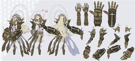 Rolua Zoe Crymachina Crymachina Concept Art Highres Third Party Source 1girl Armor