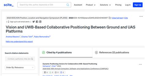 Vision And Uwb Based Collaborative Positioning Between Ground And Uas