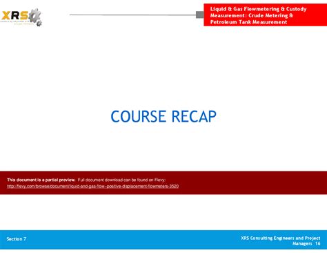 Liquid Gas Flow Positive Displacement Flowmeters PPT Slide Deck