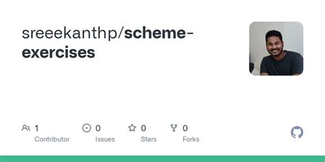GitHub Sreeekanthp Scheme Exercises