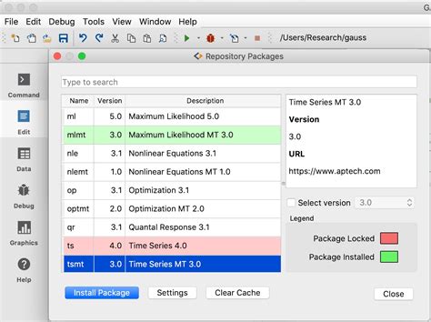 GAUSS 20 Initial Release Aptech