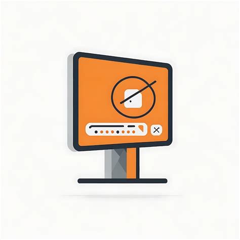 Premium Photo Sticker Monitor Vector Flat Icon