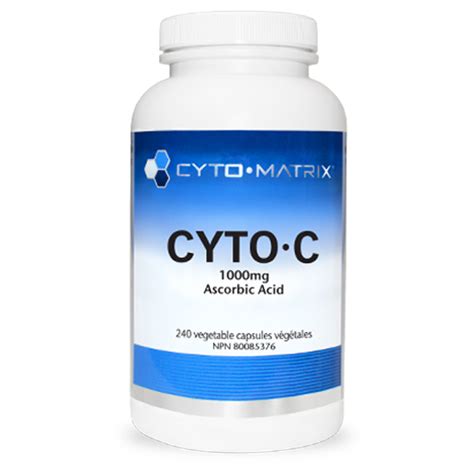 Cyto Matrix Cyto C 1000mg Ascorbic Acid 240 Vcaps