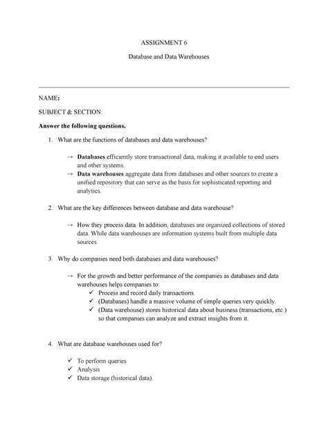 gec 133 ww m6 assignment 6 for module 6 assignment 6 database and
