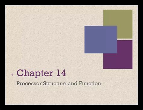 Computer Organization Processor Structure And Function Lecture Note