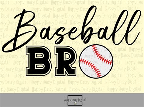 Baseball Brother Svg Bundle Baseball Svg Baseball Bro Baseball
