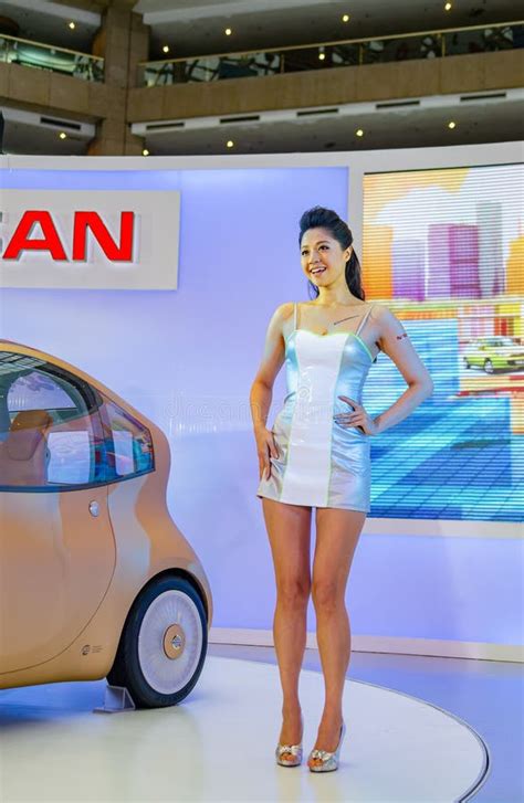 Show Girl Of The 19th Taipei International Auto Show Editorial Stock