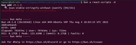 Segmentationfault At 0xbc00000000000000 React Scripts · Issue 1088 · Oven Shbun · Github