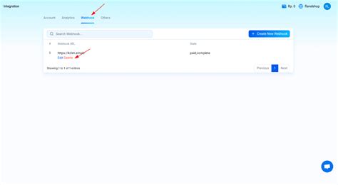 How To Create Edit And Delete Webhook On Utas Advance