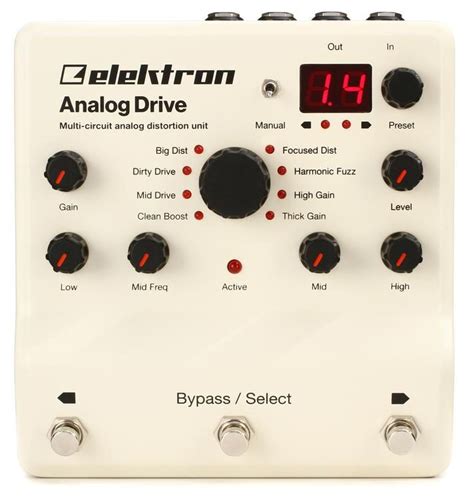 Elektron Analog Drive Multi Circuit Analog Distortion Pedal Sweetwater