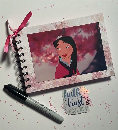 Disney Mulan Autograph Book Personalized Journal Handmade Signatures 30 Pages With Name 2024