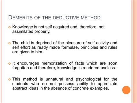 Deductive And Inductive Method Pptx Science
