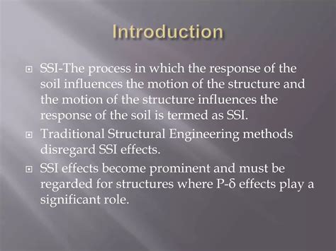 Soil Structure Interaction PPTX