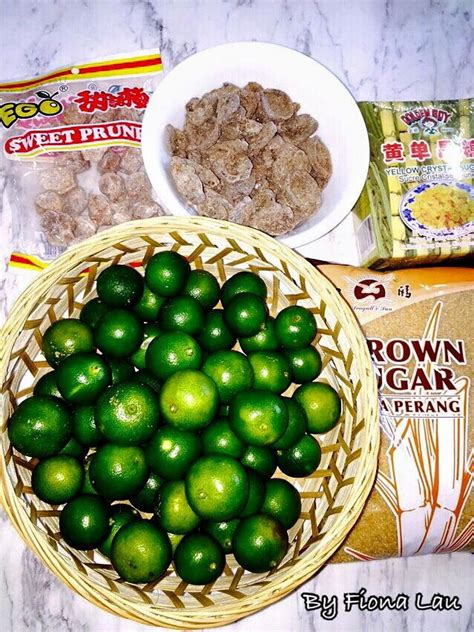 Fermented Lime Assamboi And Limau Kasturi By Fiona Lau Bakings