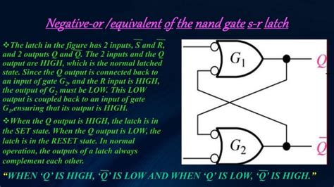 S R Latch PPTX Computer Peripherals Computing