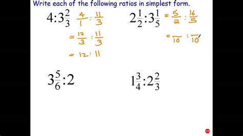 simplest form calculator mixed numbers simplifying ratios involving