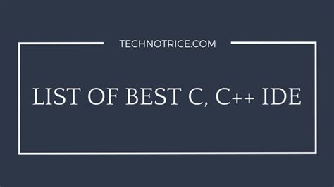 Best Free C Compiler Ide Windows Jzaivy