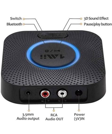 Mii B Plus Bluetooth Receiver HiFi Wireless Audio Adapter AptX