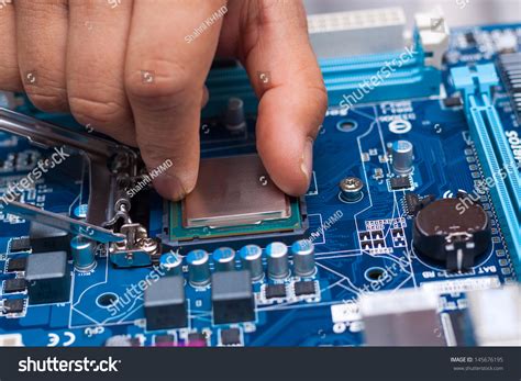 Assembling High Performance Personal Computer Inserting Cpu Processor