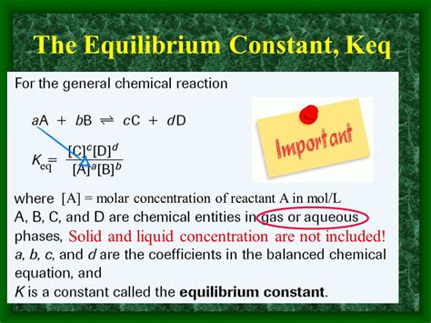 Equilibrium Constant And Equilibrium Concentrations Grade 12 Chemistry Power Point With Answers