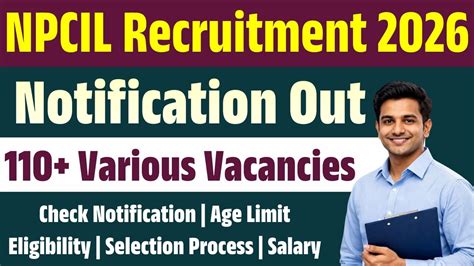 Npcil Jobs 2026 Government Nuclear Jobs का सुनहरा मौका Stipendiary