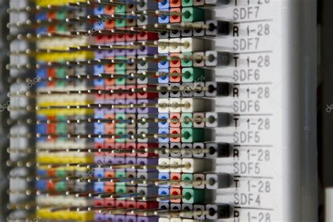 Telecommunications Wire Patch Panel Stock Photo By Oocoskun