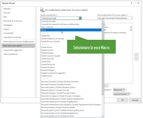 Macro Excel Assegnare Macro A Un Pulsante Excel Per Tutti