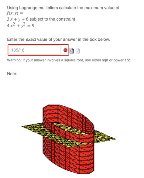 Solved Using Lagrange Multipliers Calculate The Maximum