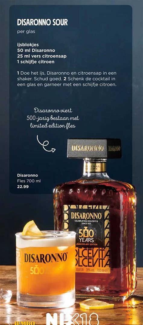 Disaronno Sour Aanbieding Bij Jumbo Folderfeestnl