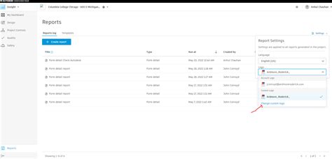 Cannot Customize The Logo On Reports To Replace The Logo Used From Account Administration In Bim