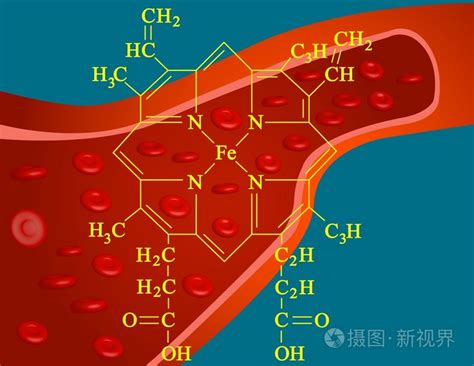 Heme Struktur血红素结构照片 正版商用图片0vskc6 摄图新视界