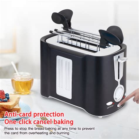 Stainless Steel Toaster Automatic Fast Bread Toast Grandado