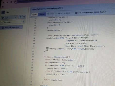 Mohd Zubair Ahmed On Linkedin Head Tail Game Project Head Tail Github Link Code