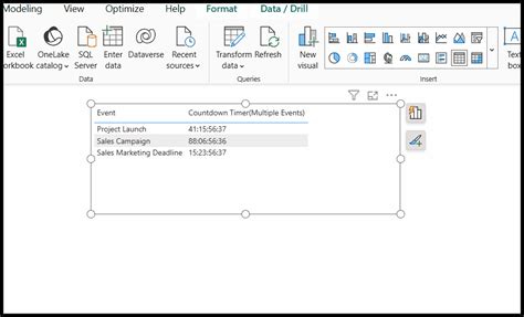 Using The Dynamic Countdown Timer In Power Bi Acuity Training