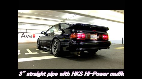 Mazda Rx 7 Fc3s Jdm Streetport Hks Hi Power Straight Pipe Youtube