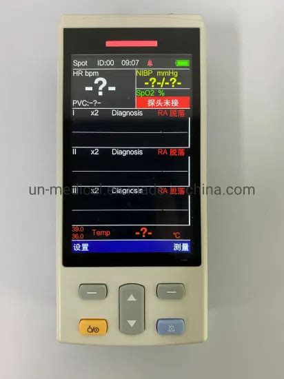 Pc200 Ecg Spo2 Nibp Temp Moniter Ekg Monitor Portable Handheld Ecg