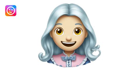 Alice In Wonderland Laughing Hysterically Emoji AI Emoji Generator