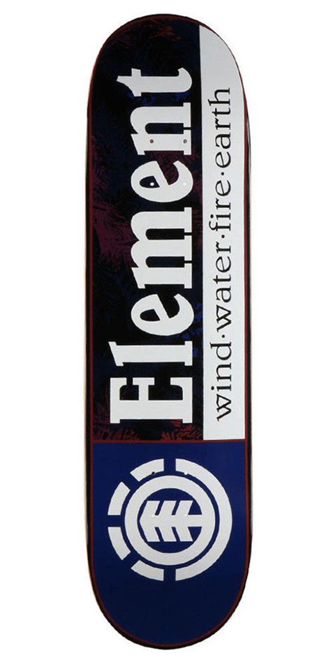 Element Section Foliage Skateboard Deck Blueblack 837