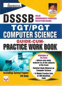 Dsssb Tgt Pgt Computer Science Practice Work Book Buy Dsssb Tgt Pgt Computer Science Practice