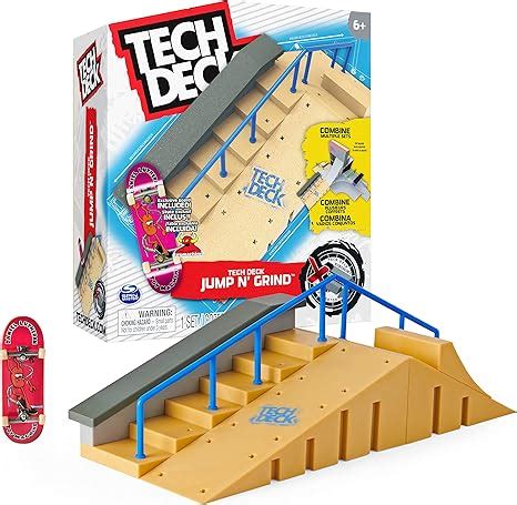 Amazon Com Tech Deck Jump N Grind X Connect Park Creator Customizable And Buildable Ramp Set