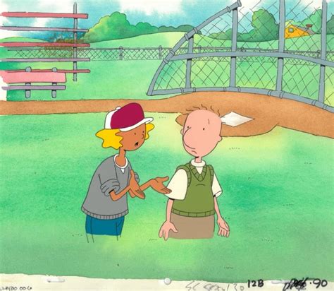 Doug Funnie Original 1990s Production Cel Nickelodeon Animation Art Patti £174 67 Picclick Uk