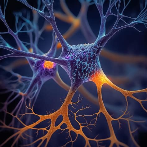 Premium Ai Image Neuron Network Brain Cells Human Nervous System And