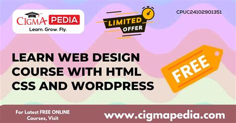 Learn Web Design Course With Html Css And Wordpress 2024 Free Udemy Course Cigma Pedia