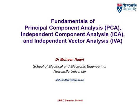 Fundamentals Of Principal Component Analysis Pca Independent Component Analysis Ica And