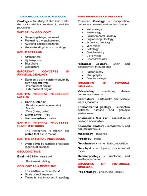 An Introduction To Geology Pdf Earth Sciences Geology