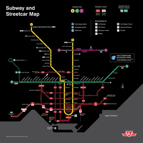 Billy Bishop Toronto City Centre Airport Ground Transportation Map