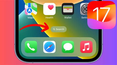 How To Fix Search Button Not Showing On Home Screen After Ios 17 Youtube