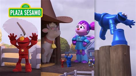 Plaza Sésamo ¿podrán Elmo Y Los Meka Builders Salvar A Las Vacas De La